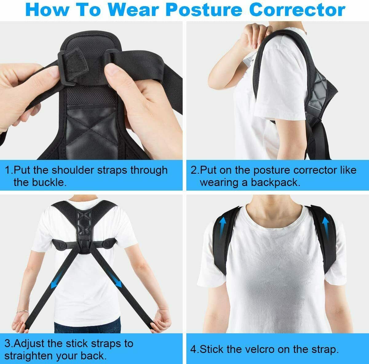 Best True Fit Posture Corrector For Men And Women Go Shira